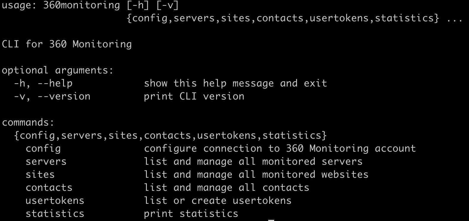 Introducing Open-source Command Line Interface for 360 Monitoring - 360 ... Introducing Open-source Command Line Interface for 360 Monitoring - 360 ...